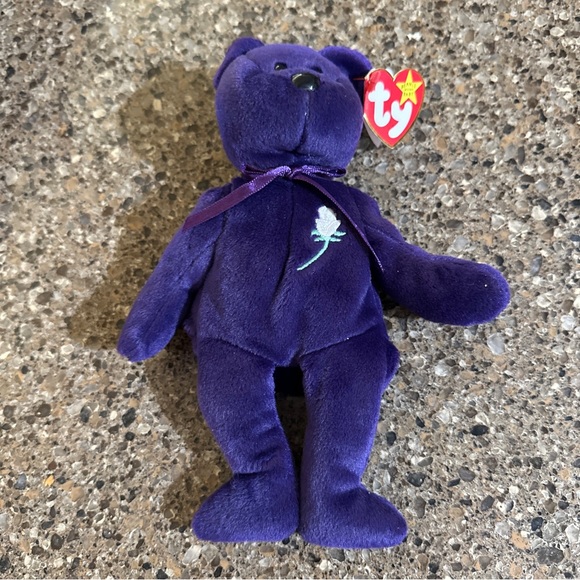 Ty | Toys | 997 Princess Diana Ty Original Beanie Baby Bear Pe Pellets ...